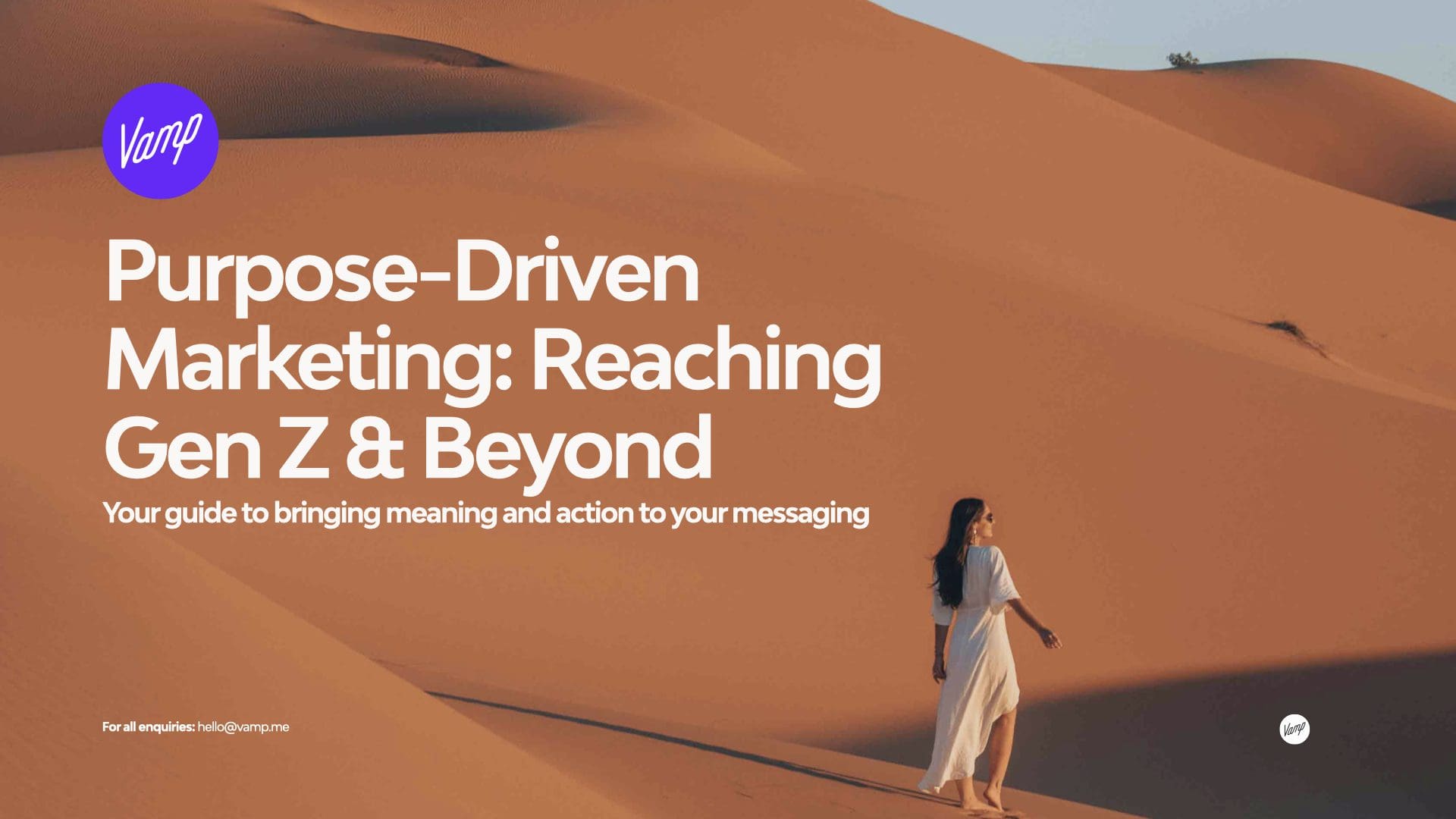 On Demand Webinar: Purpose-Driven Marketing - Vamp